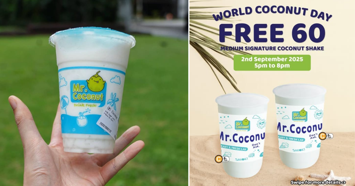 Celebrate World Coconut Day with FREE Mr Coconut's Signature Shake On 2 ...