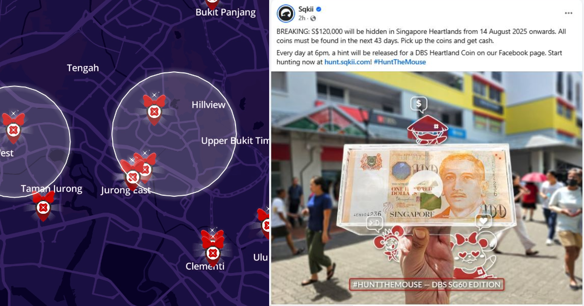 Hunt The Mouse cash hunt is back, S$120,000 Cash Hidden Across ...