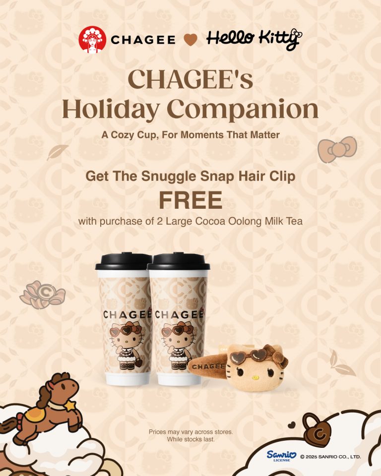 CHAGEE x Hello Kitty Drops 12.12 — New Cocoa Oolong Milk Tea + Rumoured ...