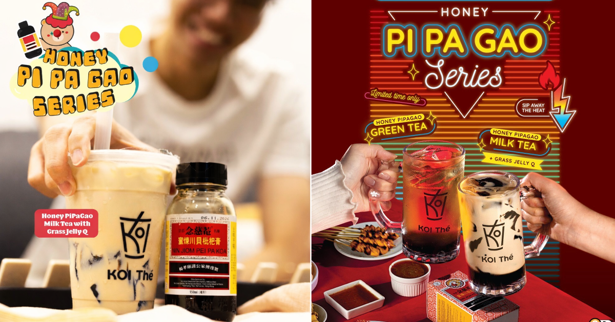 KOI Thé Brings Back Honey PiPaGao bubble tea Just in Time for CNY ...