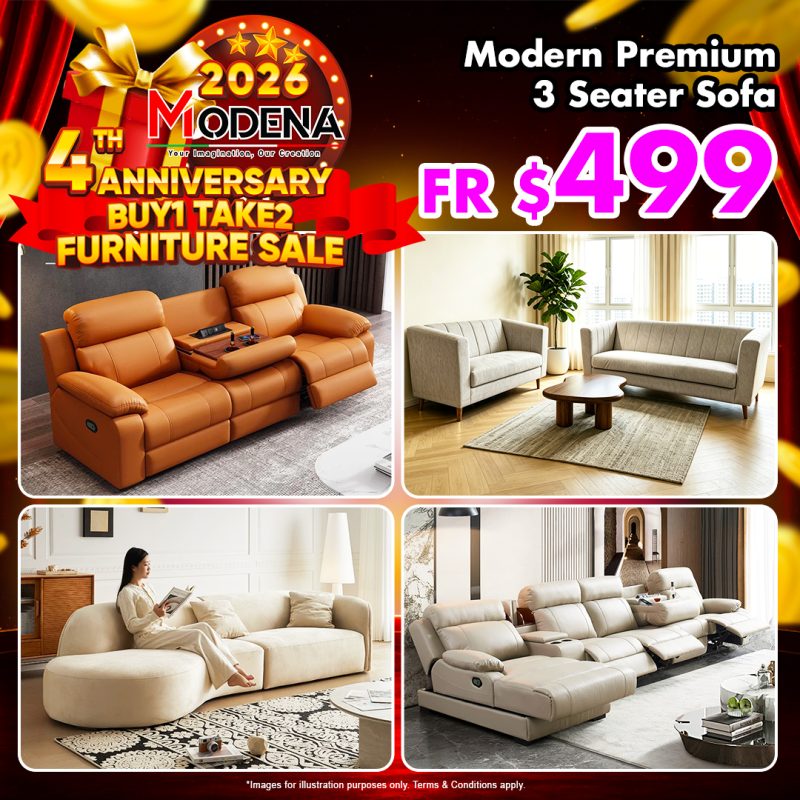 Modena Furnishing's 2-Day Sale Has BUY 1 FREE 1 Mattresses, Sofas From ...